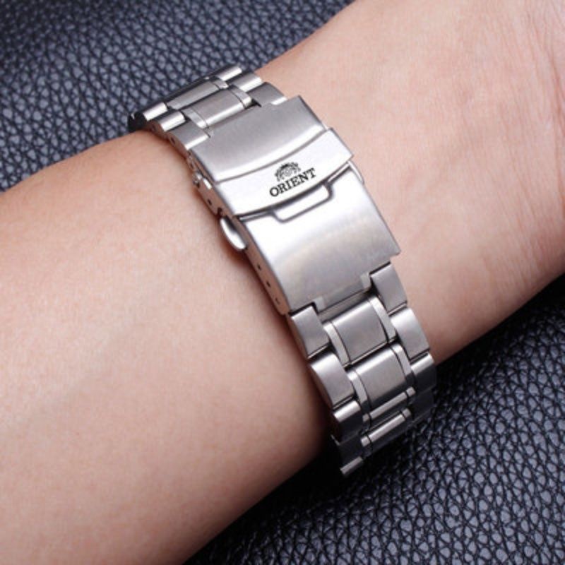 Alternative orient Steel Strap Watch Solid Stainless Chain Butterfly ...