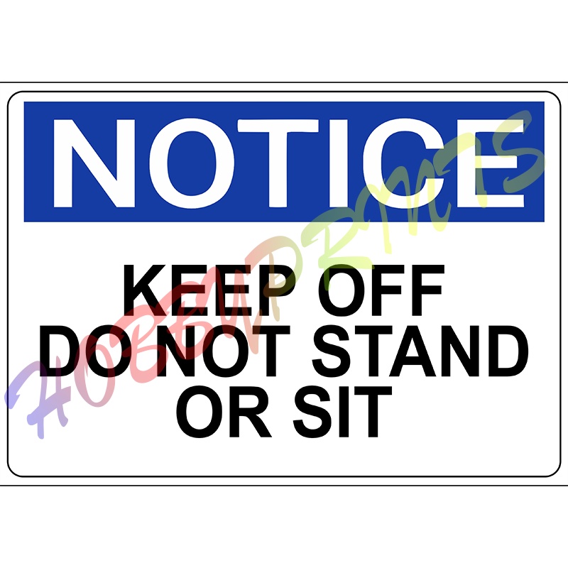 Keep Off Signage Laminated Sign | Shopee Philippines