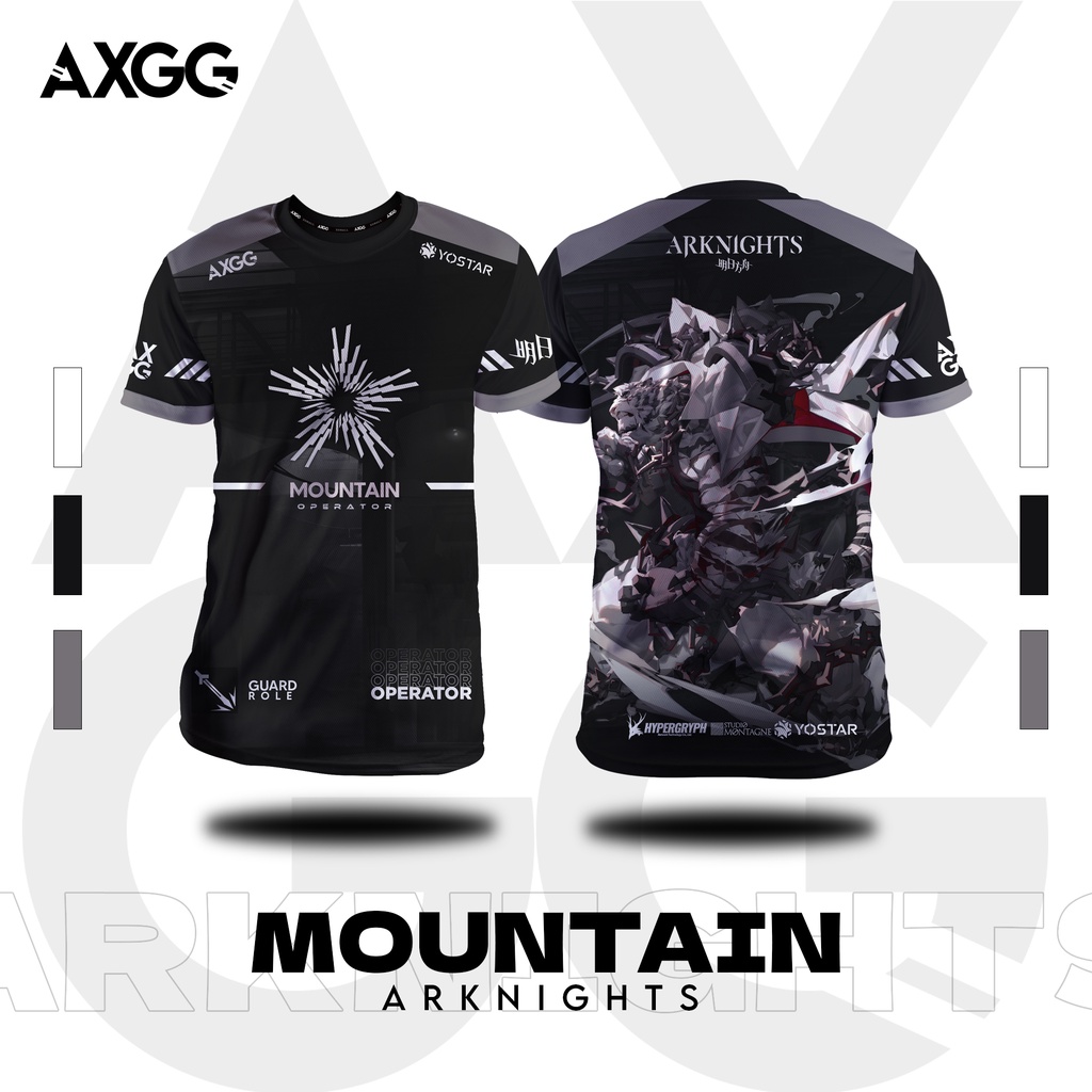 AXGG " Arknights - Mountain " Gaming Shirt | Shopee Philippines
