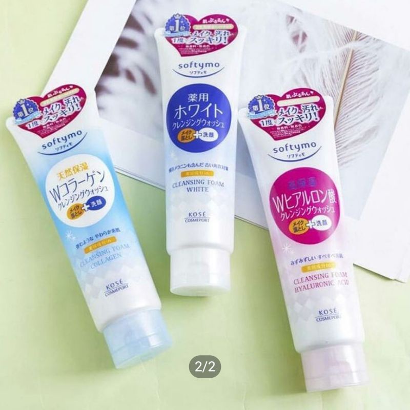 kose Softymo Cleansing Foam Wash 190g and 240g | Shopee Philippines