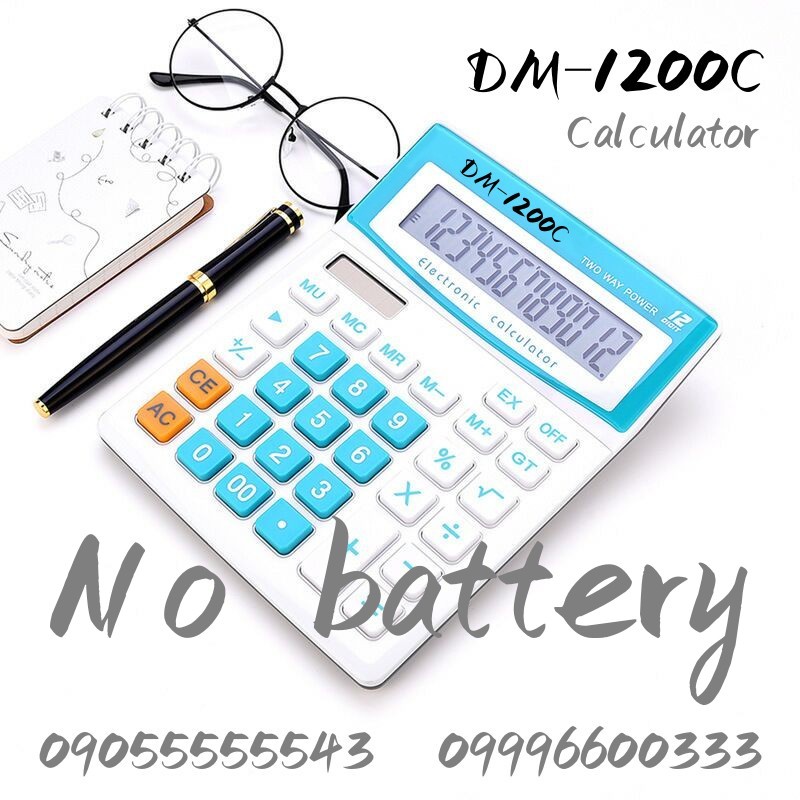 CA DM-1200V BIG Display 12 Electronic Calculator Original genuine | Shopee Philippines