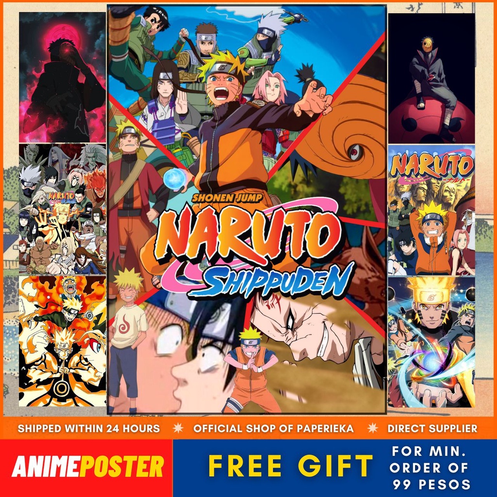 Naruto Shippuden : Official Anime Poster / Stickers / Laminated Posters ...