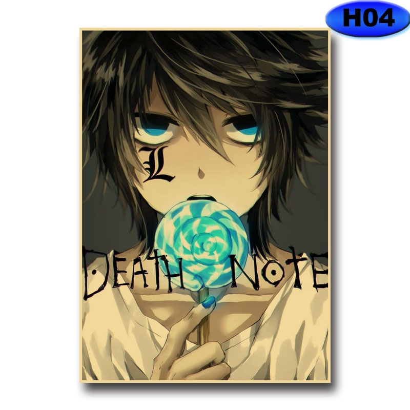 Japanese Anime Death Note Posters Retro Home Wall Decoration Items ...