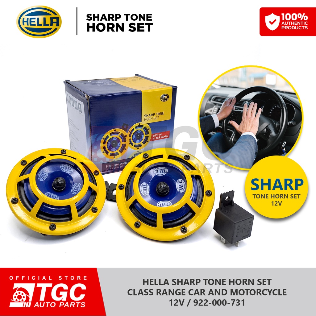 Hella Sharp Tone Horn Set / Best in Class Range Car and Motorcycle Horn ...