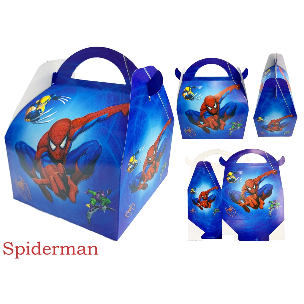 10pc Spider Man Spiderman Donut Box Cake Takeout Gift Prizes Giveaway ...