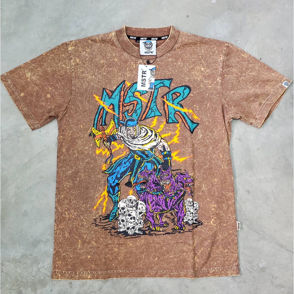 MSTR CO. - ACID WASH COLLECTION "DUNGEON" Men T-Shirt (Brown) | Shopee ...