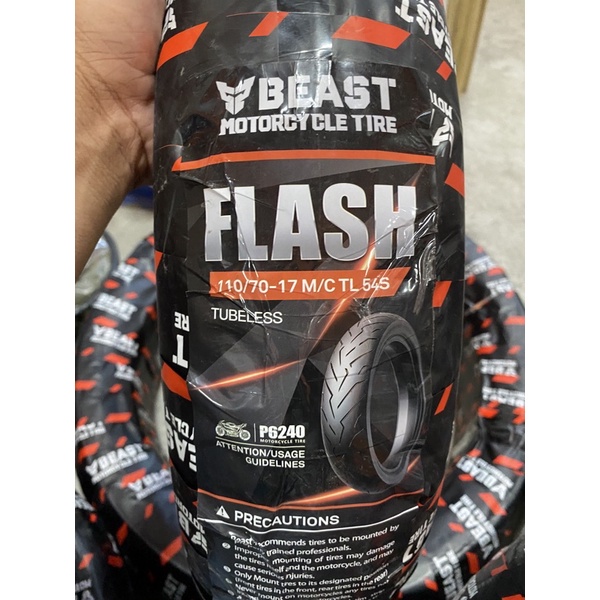 BEAST TIRE FLASH TUBELESS FREE PITO / SEALANT OR WITH OUT | Shopee ...