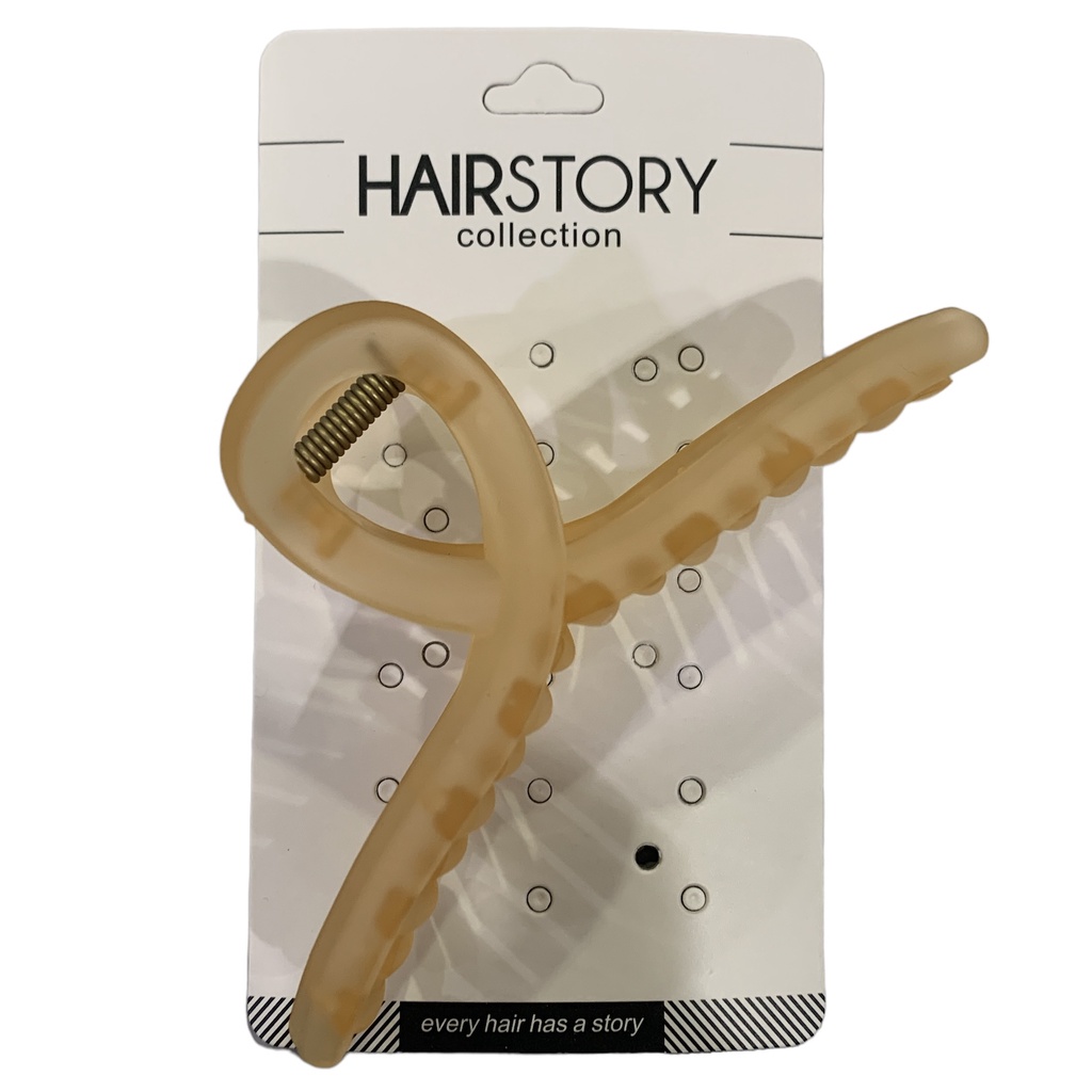 HAIRSTORY D686 FROSTED Classic Knot Hair Claw Clamp Clip | Shopee ...