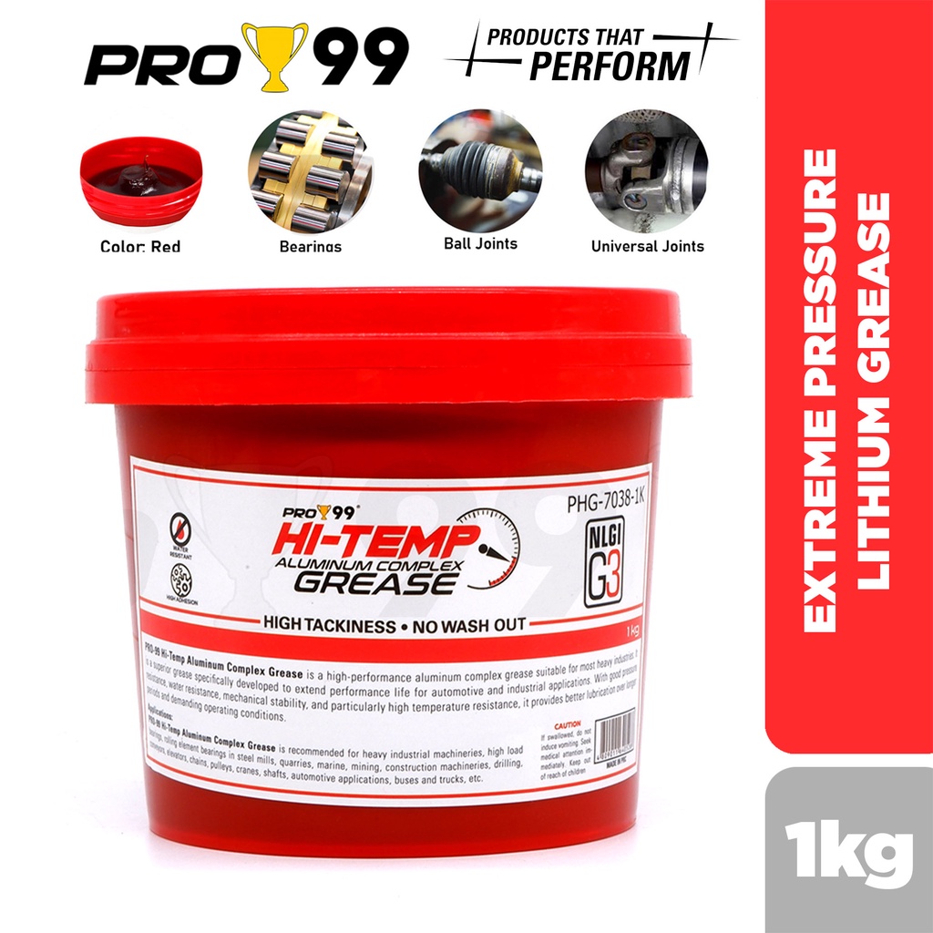 PRO 99 High Temperature [ Hi-Temp ] Lithium Complex Grease Heavy Duty ...
