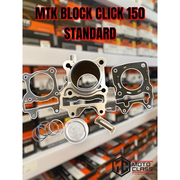 MTK BLOCK CLICK 150 STD COMPLETE SET WITH GASKET | Shopee Philippines