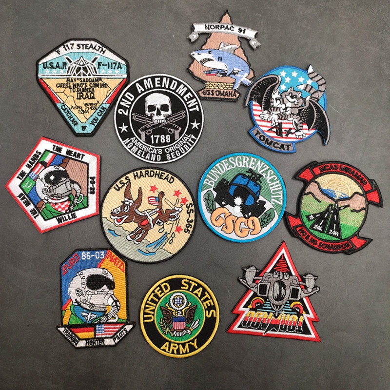 Tactical flight 3D embroidered Velcro patches German GSG9 armband ...