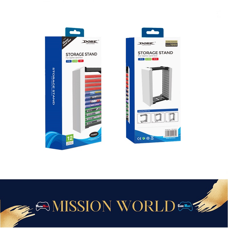 Dobe Storage Stand TP5-0520 (White) for PS4/PS5/Xbox Game Cover - PS5 ...