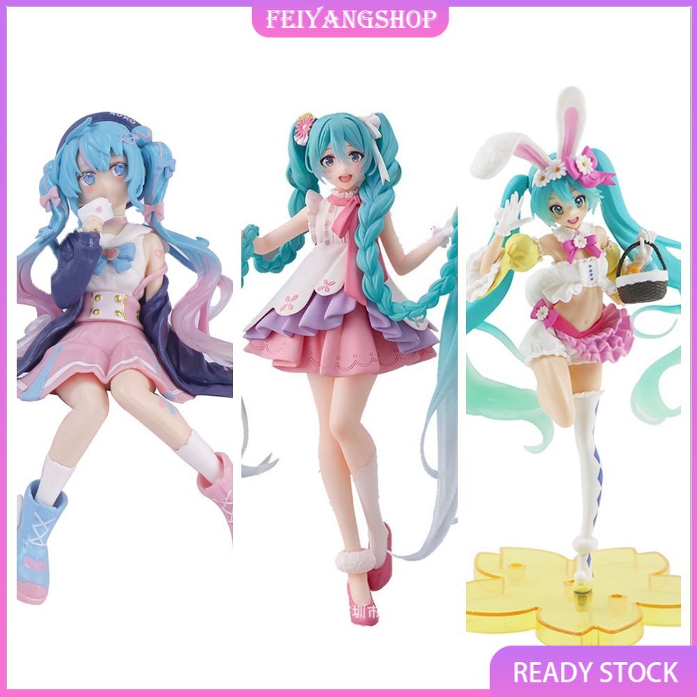 Anime Hatsune Miku Action Figure Cute Cartoon PVC Collectible Model ...