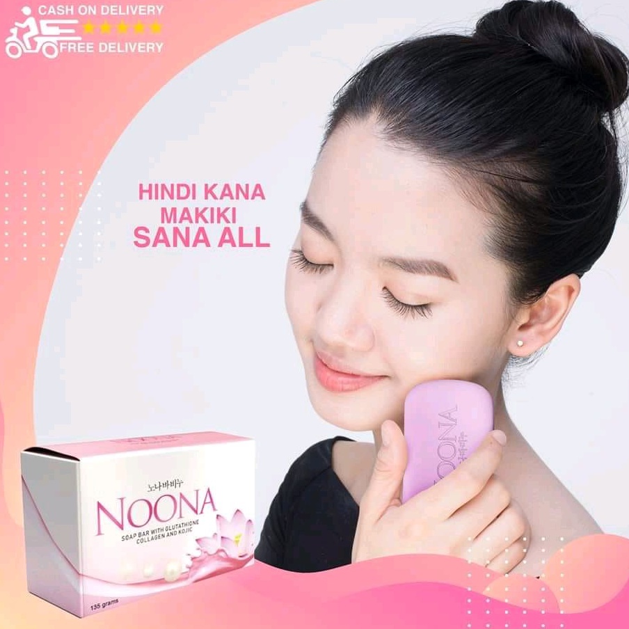 Noona Soap Korean Beauty Soap with Kojic Papaya Collagen & Glutathione | Shopee Philippines