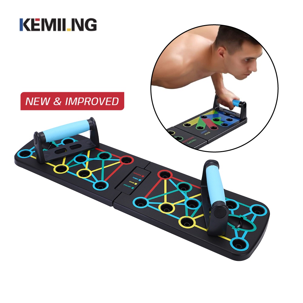 Kemilng Multi-Function Push Up Board Rack | Color-coded Guide Push Up ...