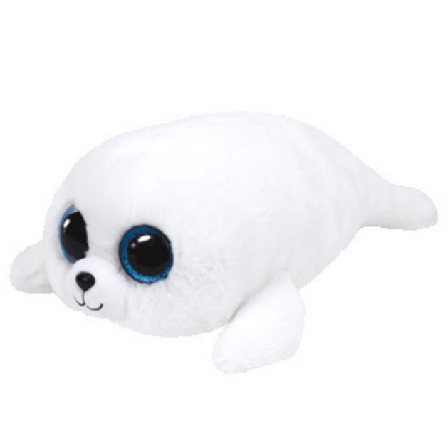 Ty Beanie Boos Ice the Seal Plush Toy 15cm/25cm Cute Kawaii Big Eyes ...