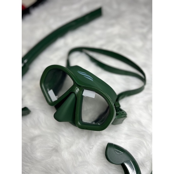 Abyss Freediving Mask Snorkel / Tempered Glass / Snorkeling / Low ...