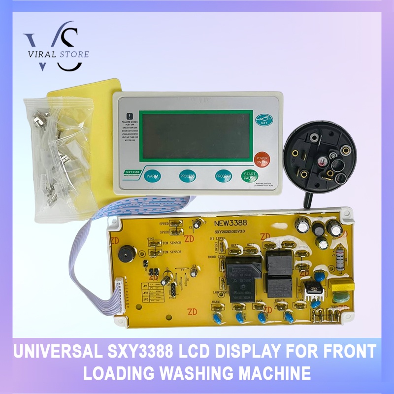 Universal SXY3388 LCD Display For Front Loading Washing Machine ...