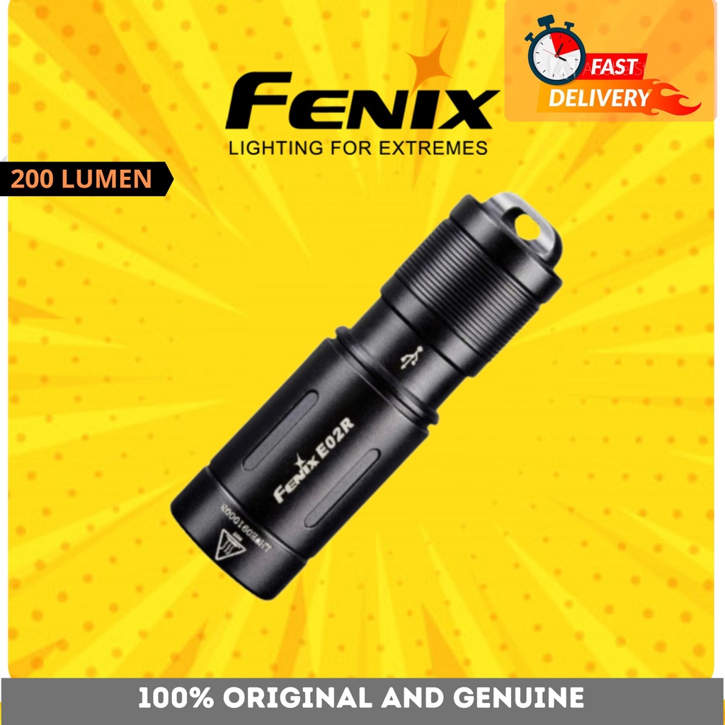 Fenix E02R Rechargeable EDC Flashlight | Shopee Philippines