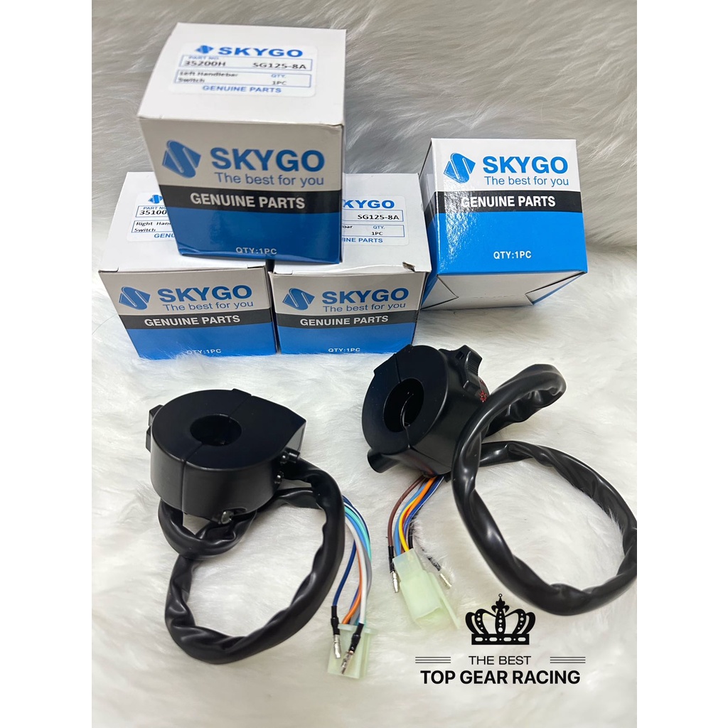 SKYGO Handlebar Switch Right Hand Left Hand WIZARD 125 / KING 150 ...