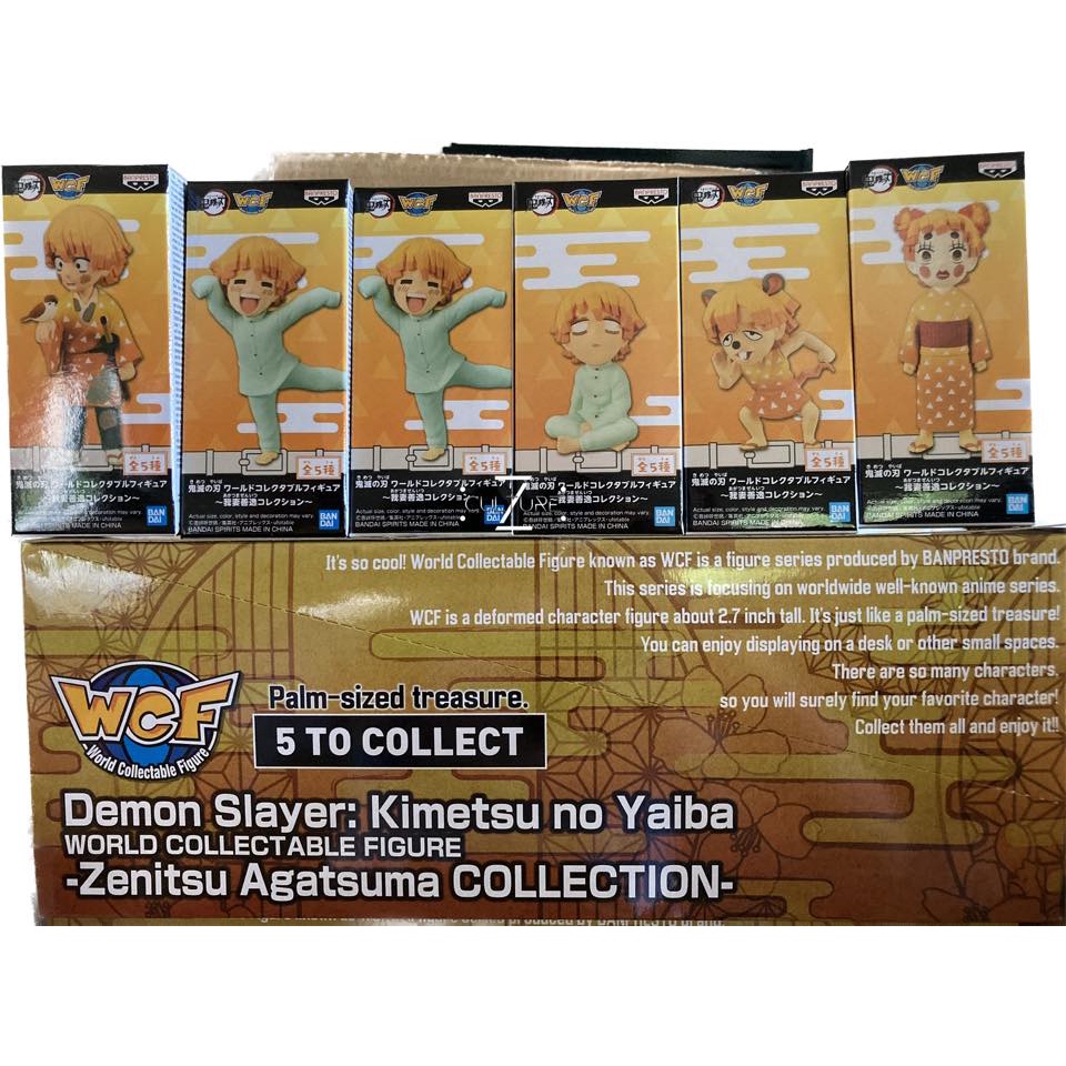 WCF Zenitsu Agatsuma Collection Set of 5 | Shopee Philippines