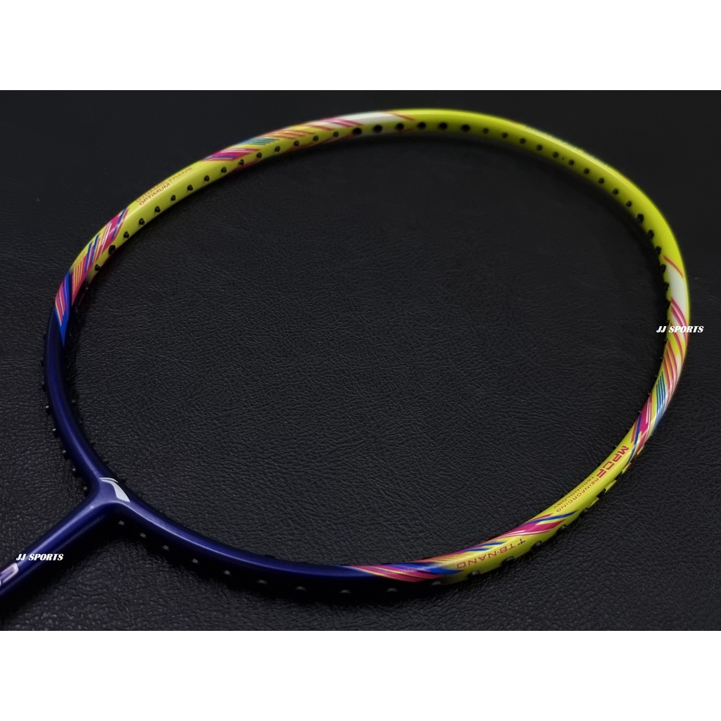 LI-NING CHALLENGER 24 BOOST (FOR SMASH) NAVY LIME (Free String and Grip ...