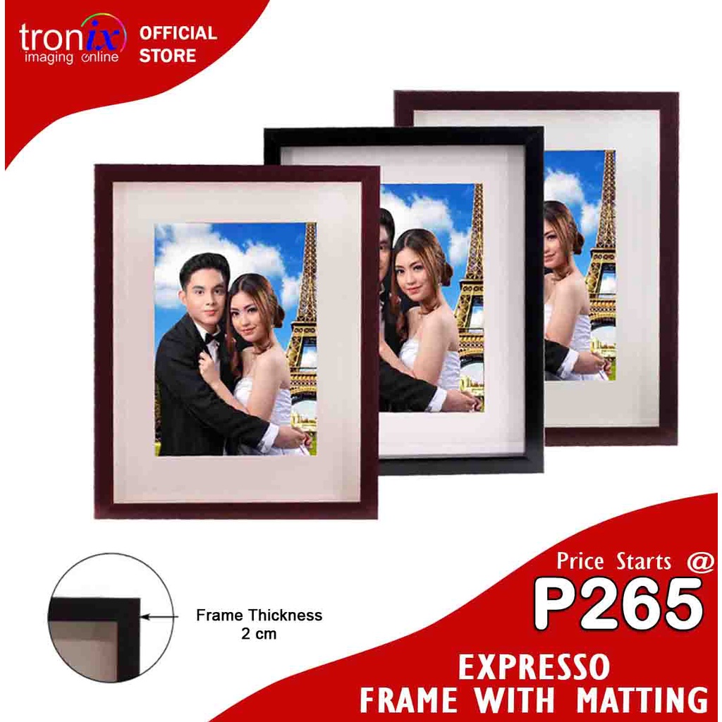 Tronix Imaging A5 Expresso Frame One (1) Piece Glass With Matting ...
