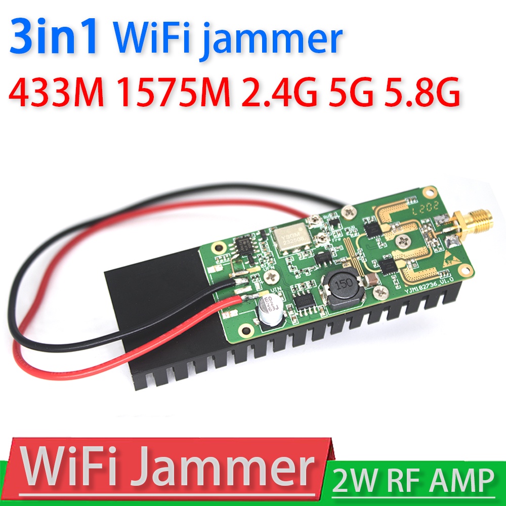 433M 2.4Ghz 5.2Ghz 5.8Ghz 1575M Frequency shielded WIFI block signal ...