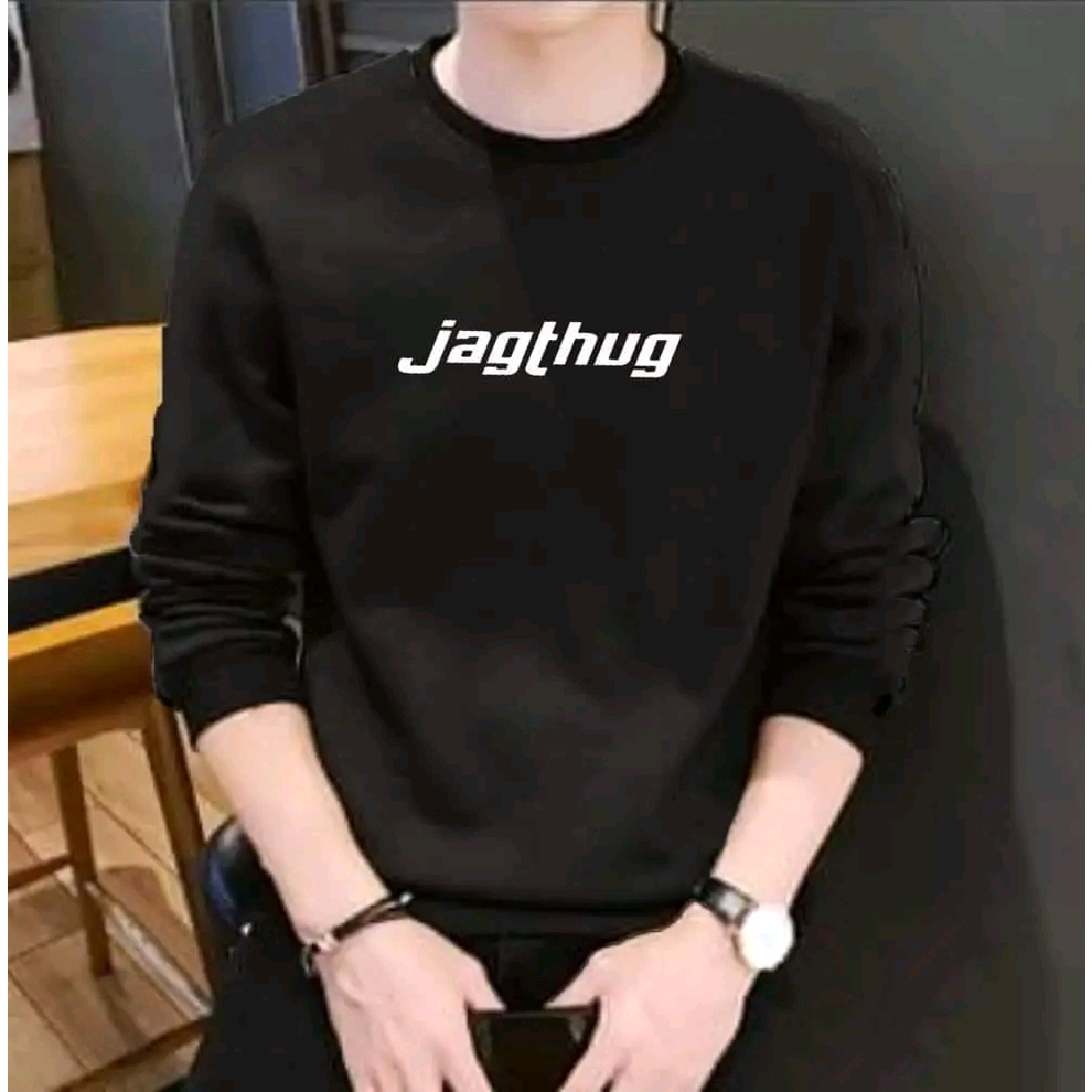 Korean Pull Over Jacket For Men/Freesize fit M-Xl/Plain Round Neck ...