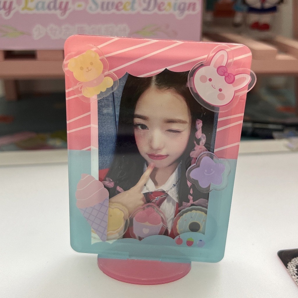 Ins Korean Cute DIY Accessory Photo Frame Acrylic Photocard Holder ...