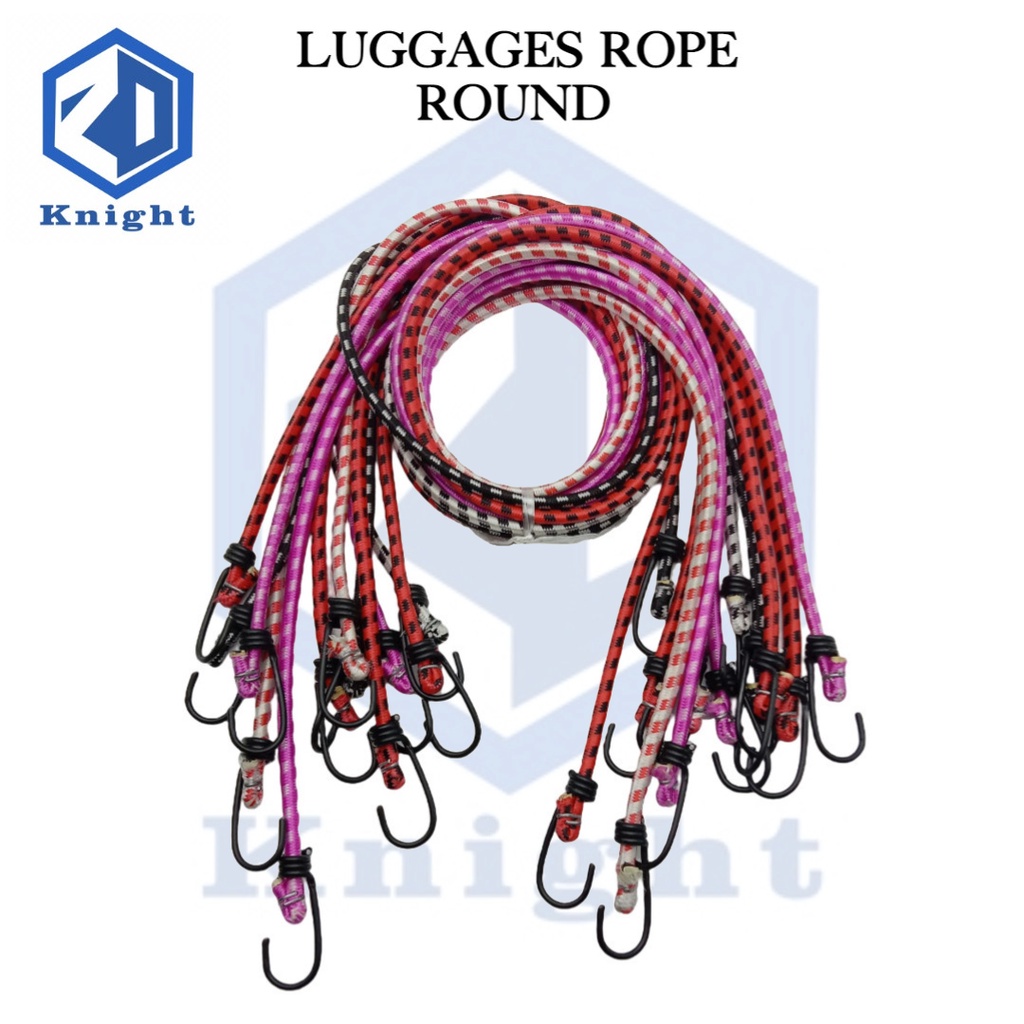 Knight Motorcycle/Bicycles Heavy Duty Luggage Round Rope (Random Color ...