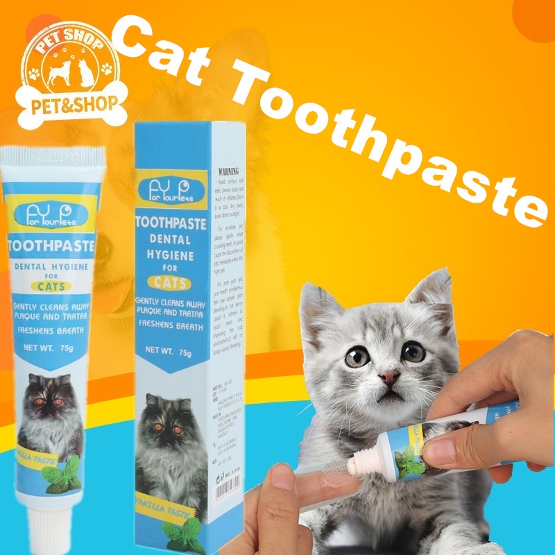 Cat toothpaste Cat toothbrush Pet supplies Cat toothpaste set Oral ...