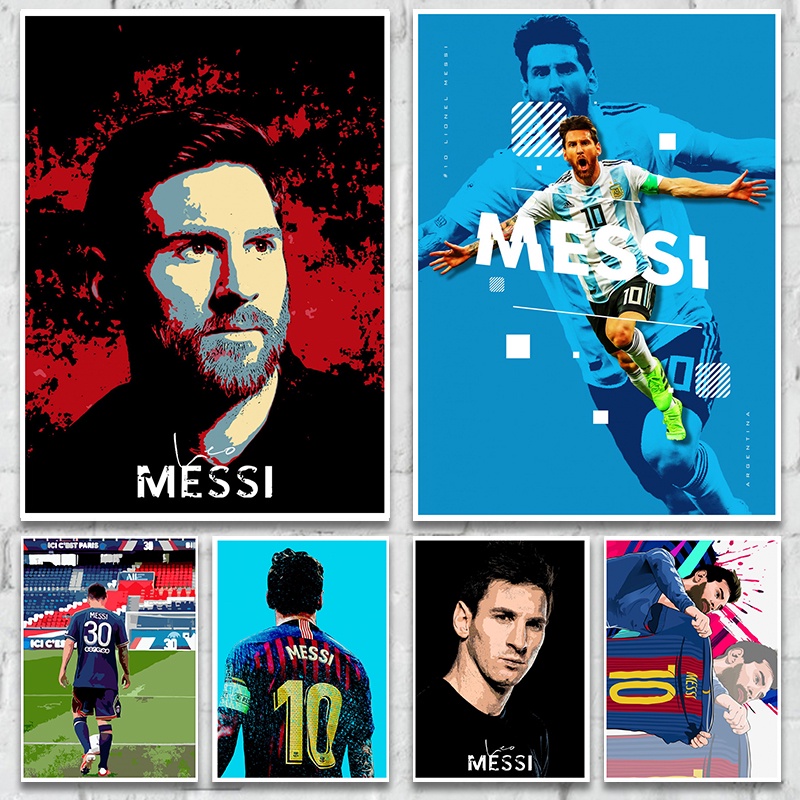 The Football Star Lionel Messi Posters Medical Decoracion Painting Wall ...