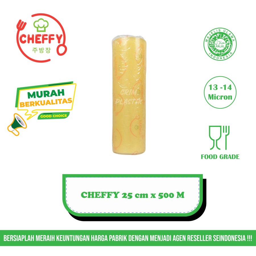 Cheffy Economical Plastic Wrapping Original FOODGRADE 25 cm x 500 ...