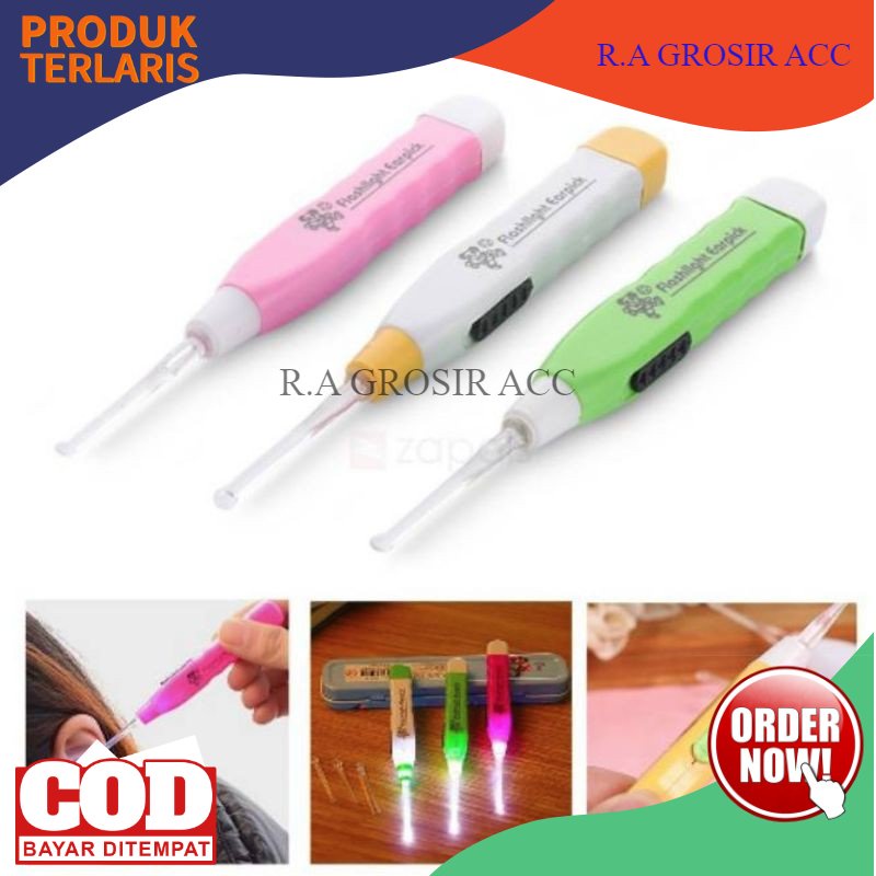 Ear Correct Ear Correction LED Light Flashlight Earpick Kids Ear ...