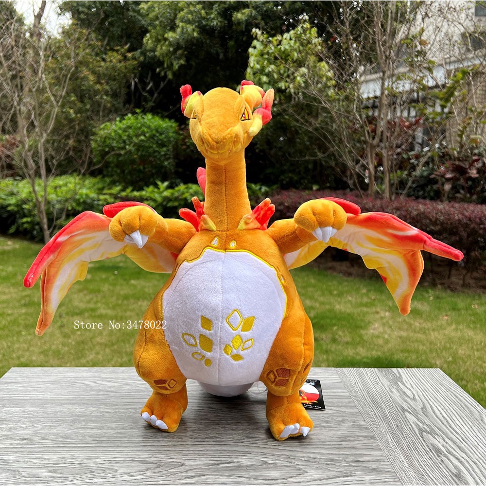 37cm 2 Styles Pokemon Plush Shiny Dynamax Charizard Gigantamax Dragon ...