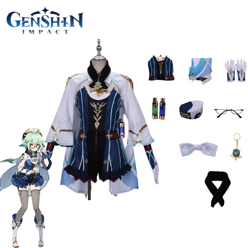 Up As Dress Genshin Impact's Sucrose With This Beautifully Detailed ...