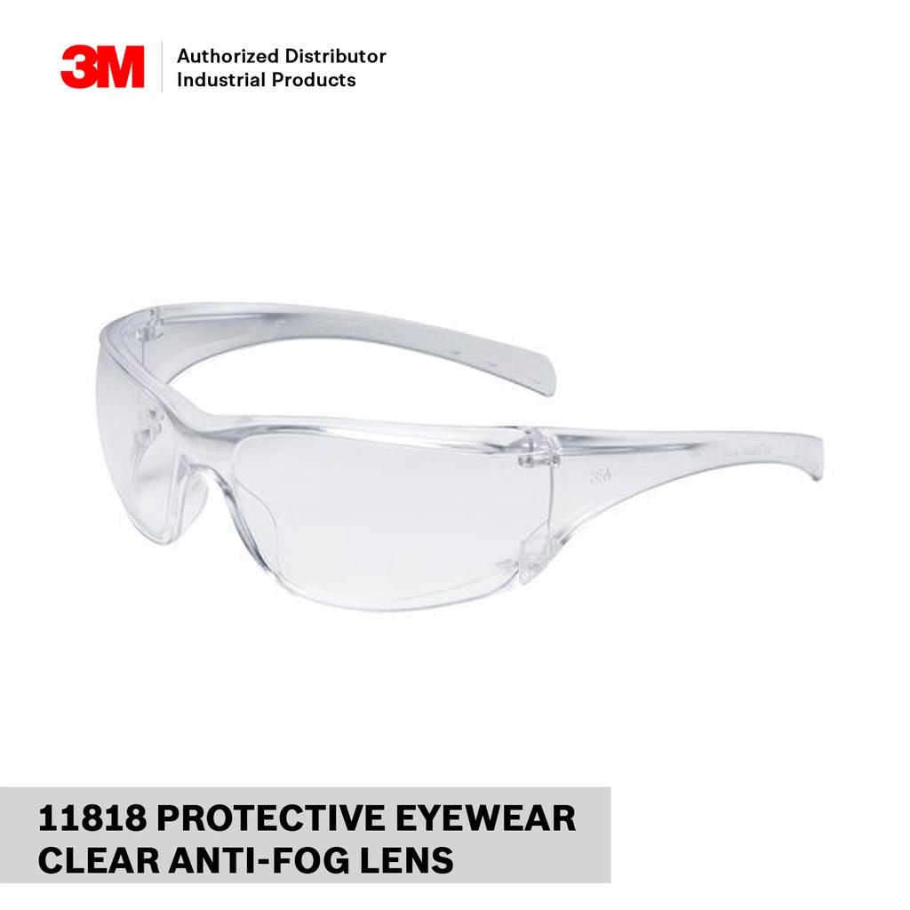 3M™ VIRTUA™ PROTECTIVE EYEWEAR AP 11818-00000-20 CLEAR ANTI-FOG LENS ...