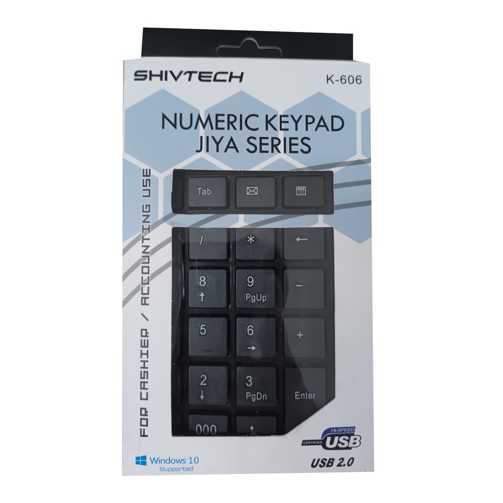 Shivtech Numeric Keypad Jiya Series K606 Aesthetic appearance | Shopee ...