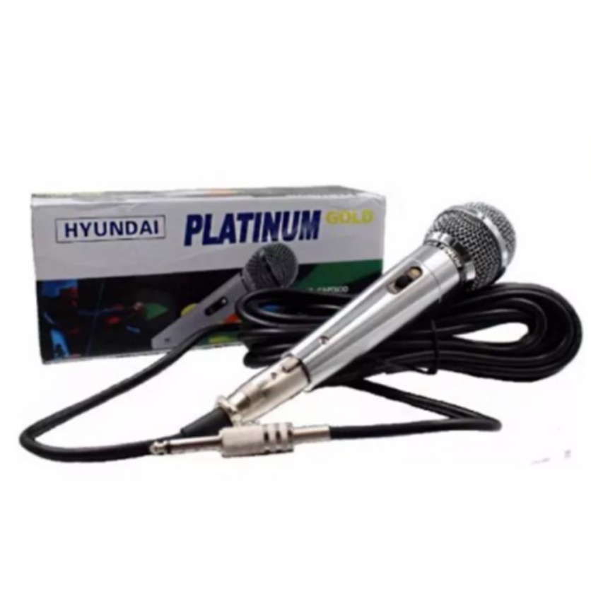 Hyundai Platinum DM-8000 Microphone for Videoke/Karaoke Machine | Shopee Philippines