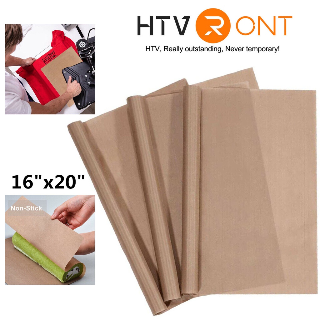 HTVRONT 3pcs Heat Resistance Tape Sheet 40cmx50cm Press Pad Baking ...