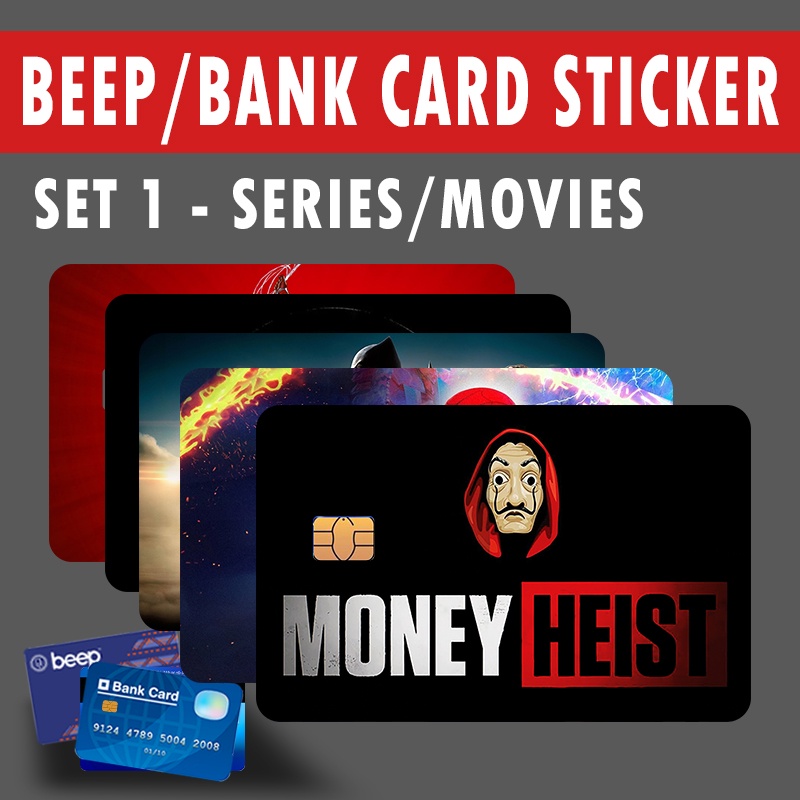 SERIES/MOVIES - BANK CREDIT, SAVINGS, ATM CARD SKIN STICKERS | Shopee ...