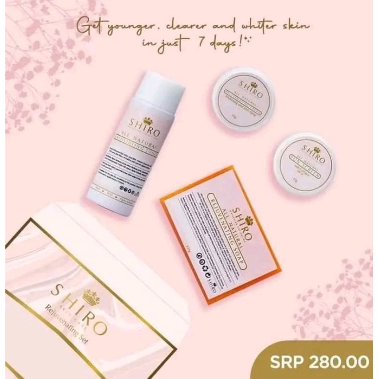 SHIRO REJUVENATING SET | Shopee Philippines