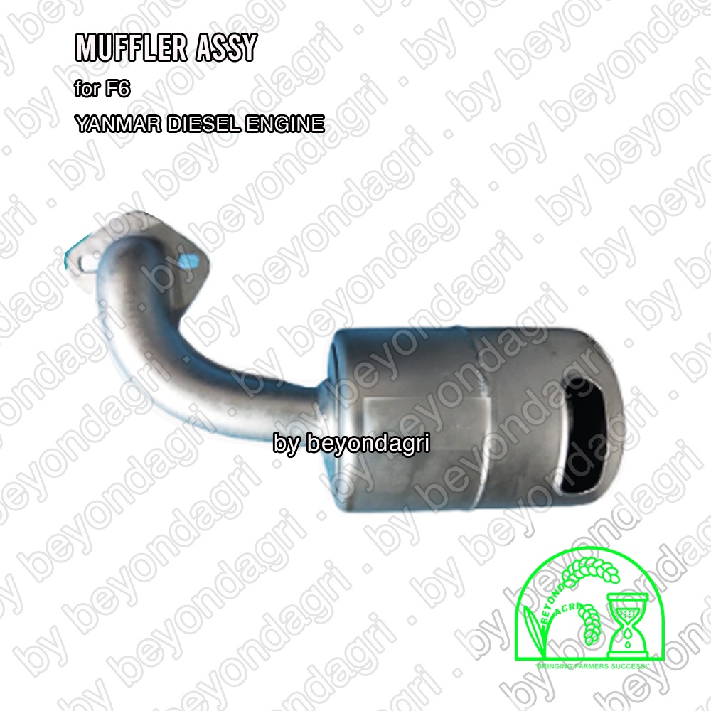 Muffler Silencer Tambutso Exhaust Assy for F6 YANMAR DIESEL ENGINE ...