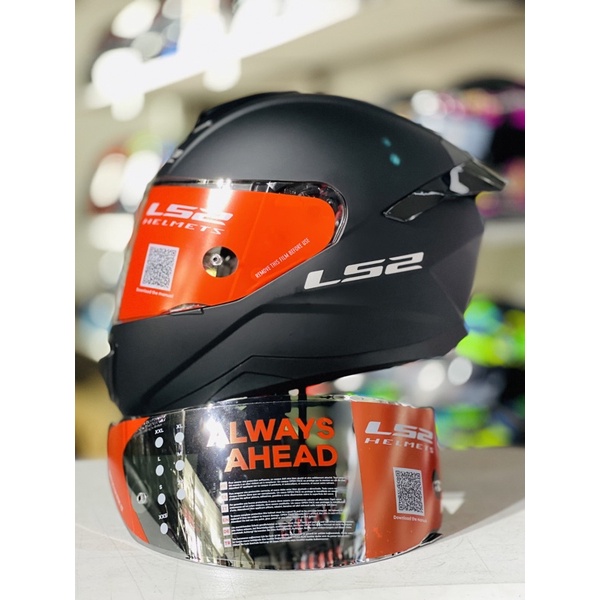 LS2 FF802 FLASH Full-Face Single Mono Helmet + Free Tinted Visor ...