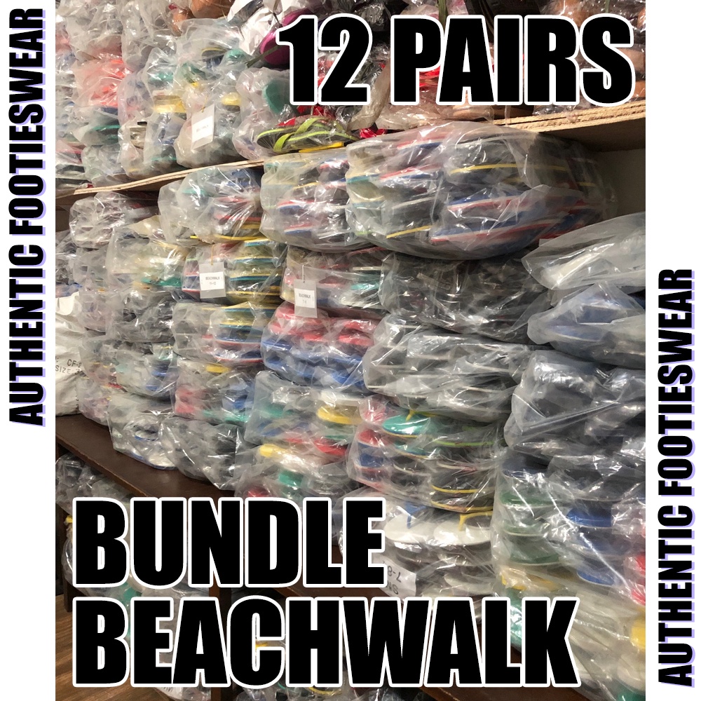 PER BUNDLE BEACHWALK SLIPPERS Original 12 PAIRS PER BUNDLE for Men and ...
