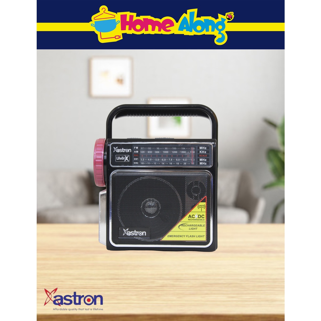 Astron Lifebox Rechargeable AM/FM Radio with LED Light | Shopee Philippines