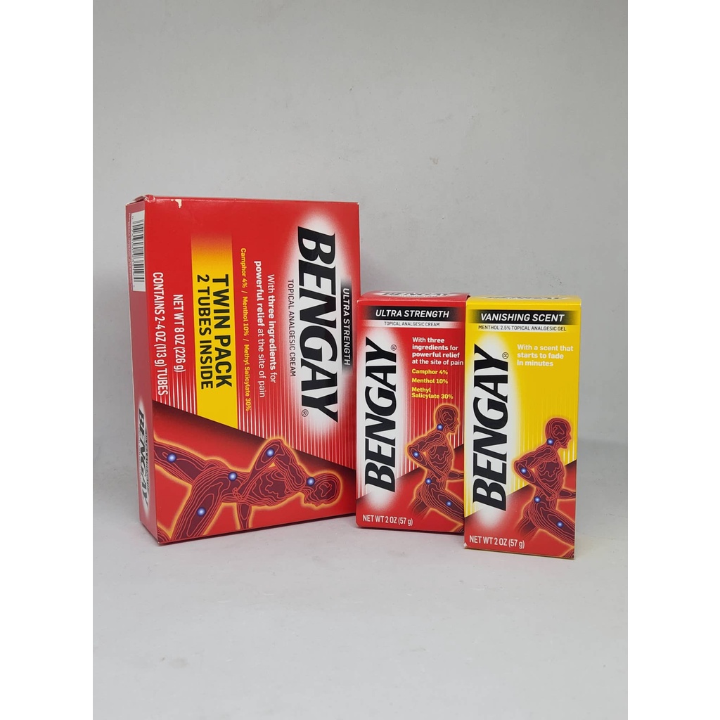 Bengay Muscle Pain Relief Cream Patch Back Ache Neck Shoulder Pain Neck ...