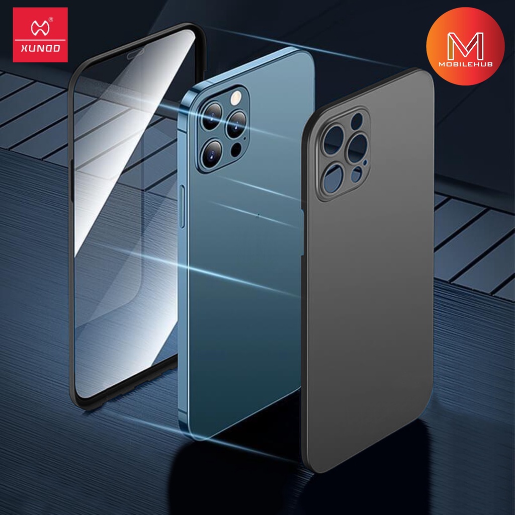 iPhone 12 Pro XUNDD 360 Ultra Slim Protective Case (Black) | Shopee ...