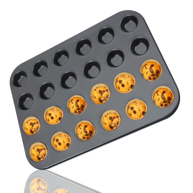 Non-Stick Mini Muffin Macaroons Pudding Pan Mold (3/4oz) | Shopee ...